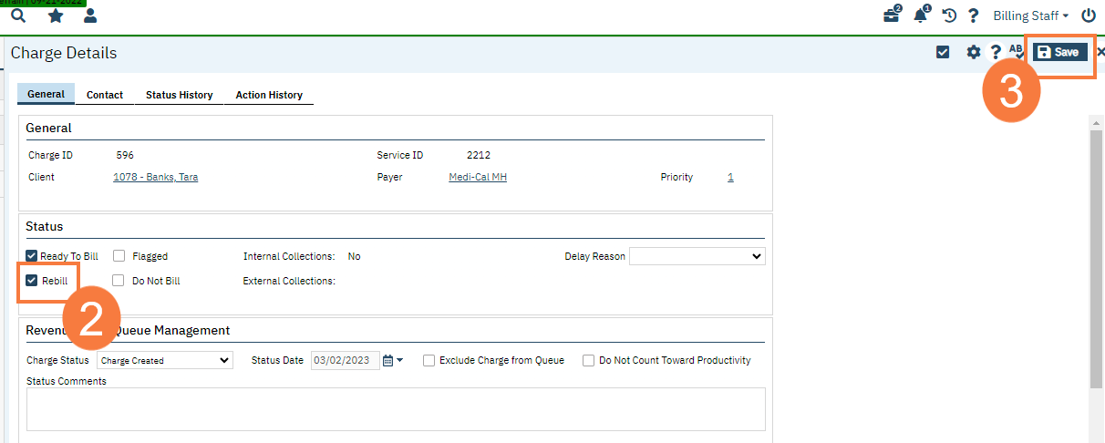 How to Mark a Claim for Rebill - 2023 CalMHSA