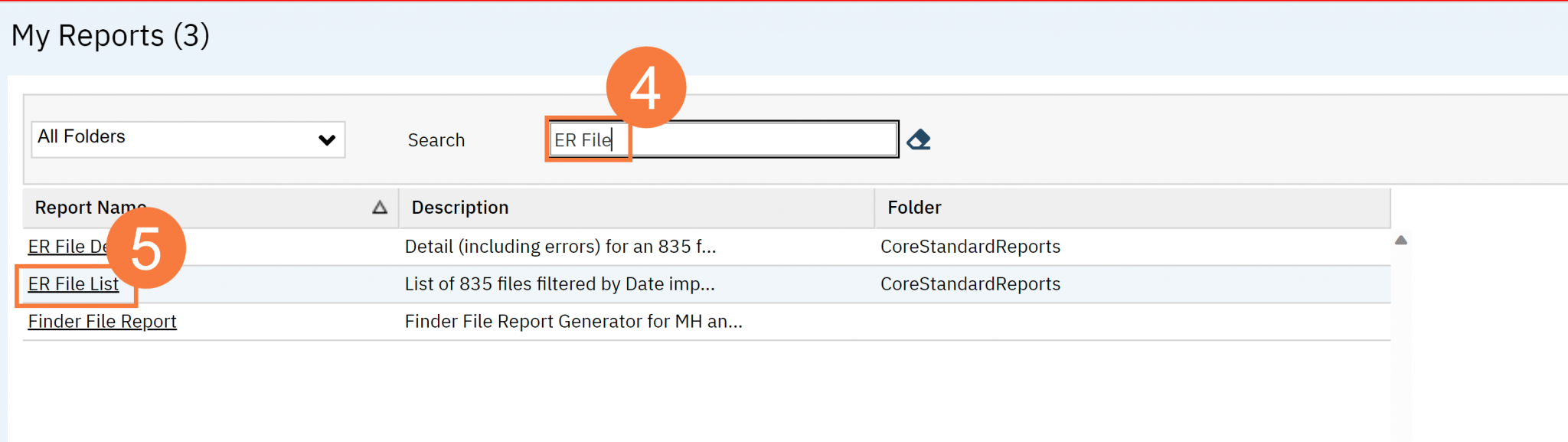 835 Files: How to View the Electronic Remit Report (ER Reports) - 2023 CalMHSA