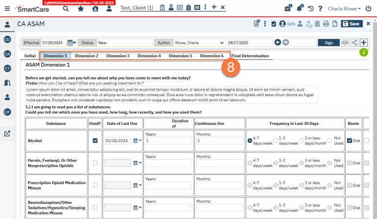 ASAM Assessment - 2023 CalMHSA