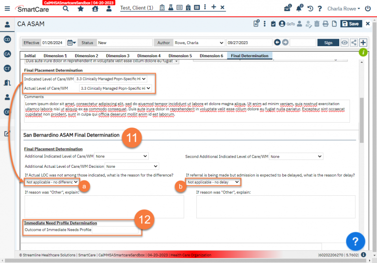 ASAM Assessment - 2023 CalMHSA