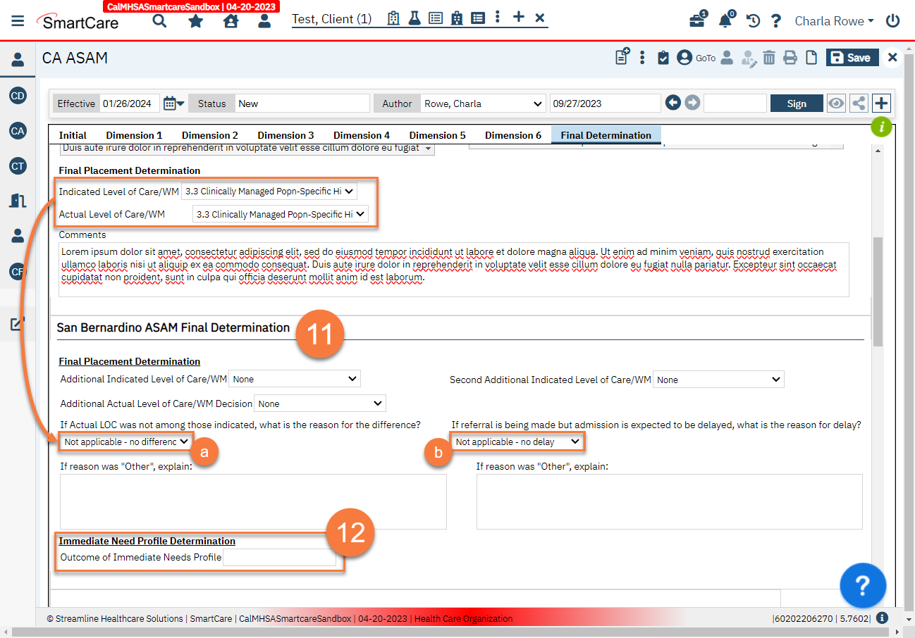 ASAM Assessment - 2023 CalMHSA