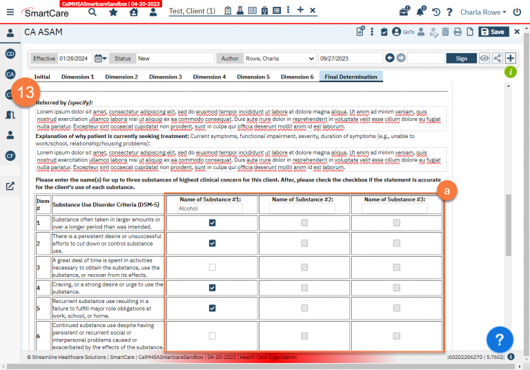 ASAM Assessment - 2023 CalMHSA