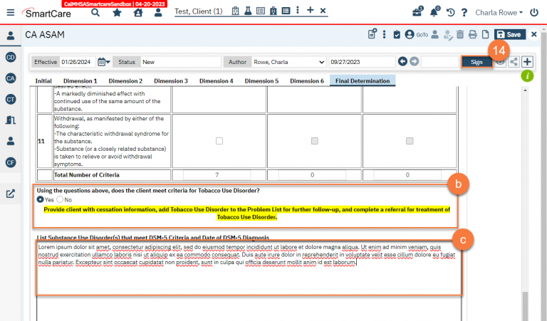 ASAM Assessment - 2023 CalMHSA
