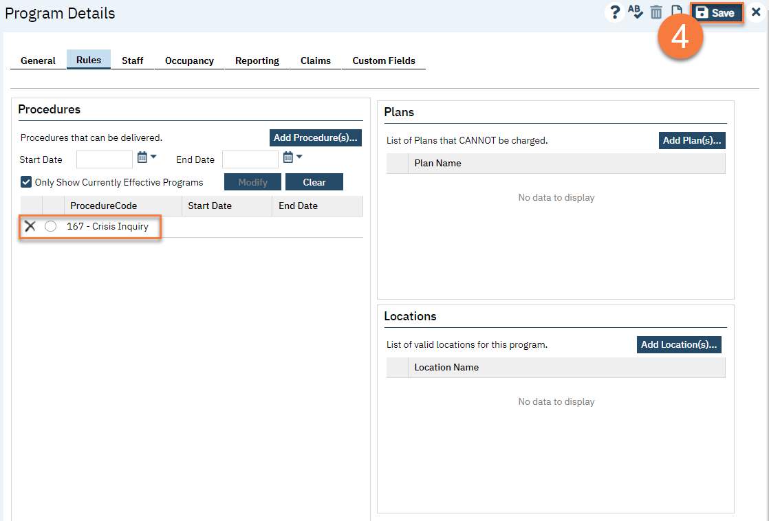 How to Set Up a Crisis Program for Use in the Inquiry Screen - 2023 CalMHSA