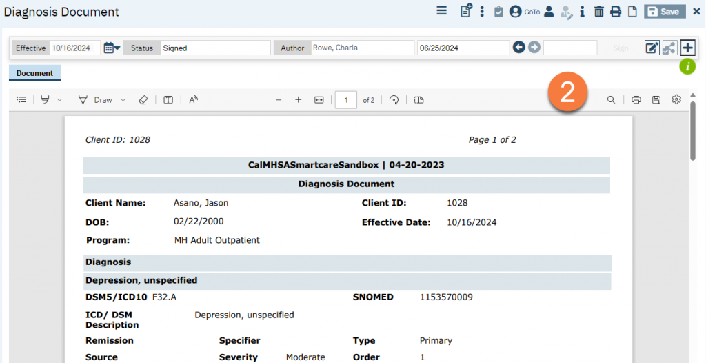 How to Document a Diagnosis for a Client - 2023 CalMHSA