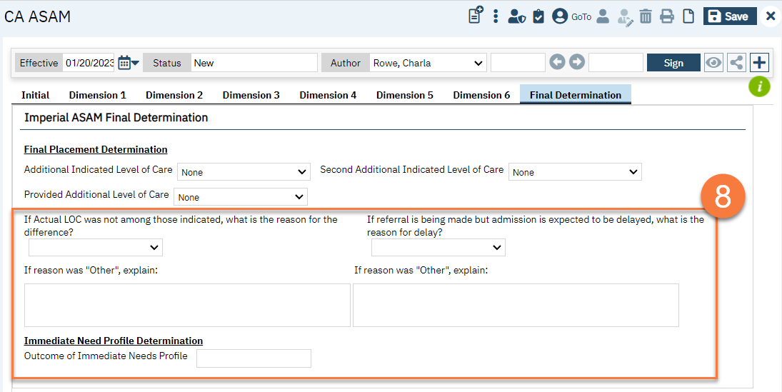 ASAM Assessment - 2023 CalMHSA