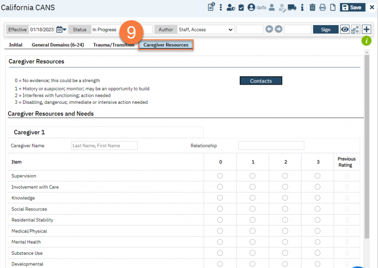 Child and Adolescent Needs and Strengths (CANS) Tool - 2023 CalMHSA