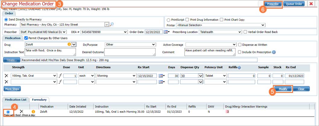 How to Change a Medication Order - 2023 CalMHSA
