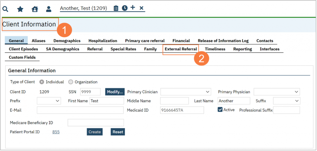 How to Add/ Edit a Provider to the Client Information: External ...