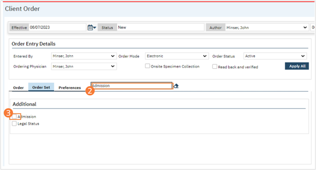 Prescriber: How to Document an Admit Order - 2023 CalMHSA