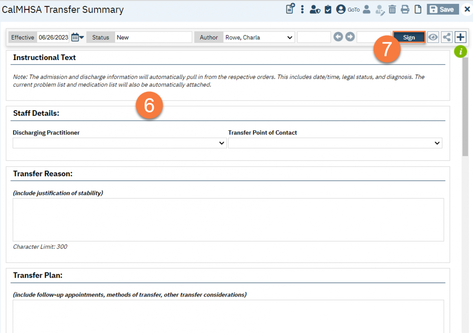 How to Complete the Transfer Summary - 2023 CalMHSA