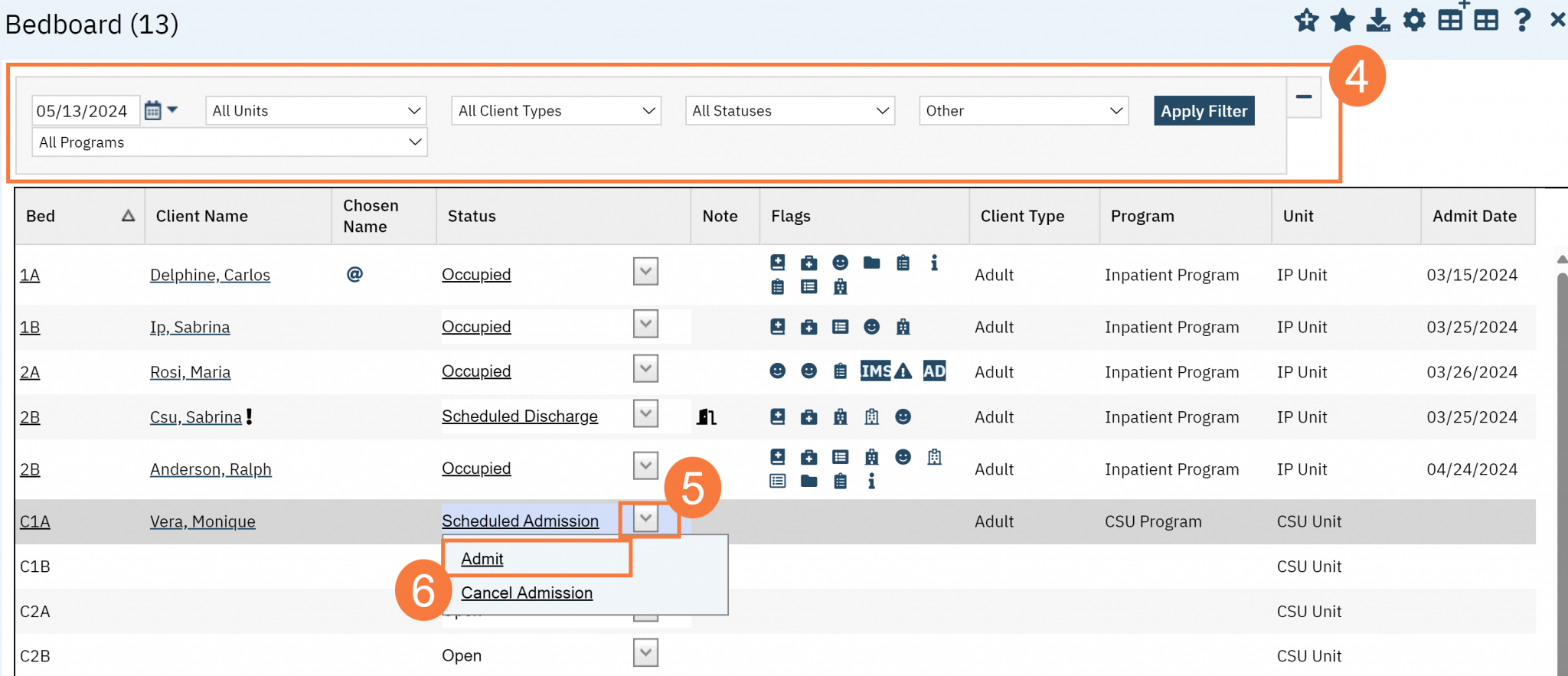 How to Admit the Client to the Unit and Assign a Bed - 2023 CalMHSA