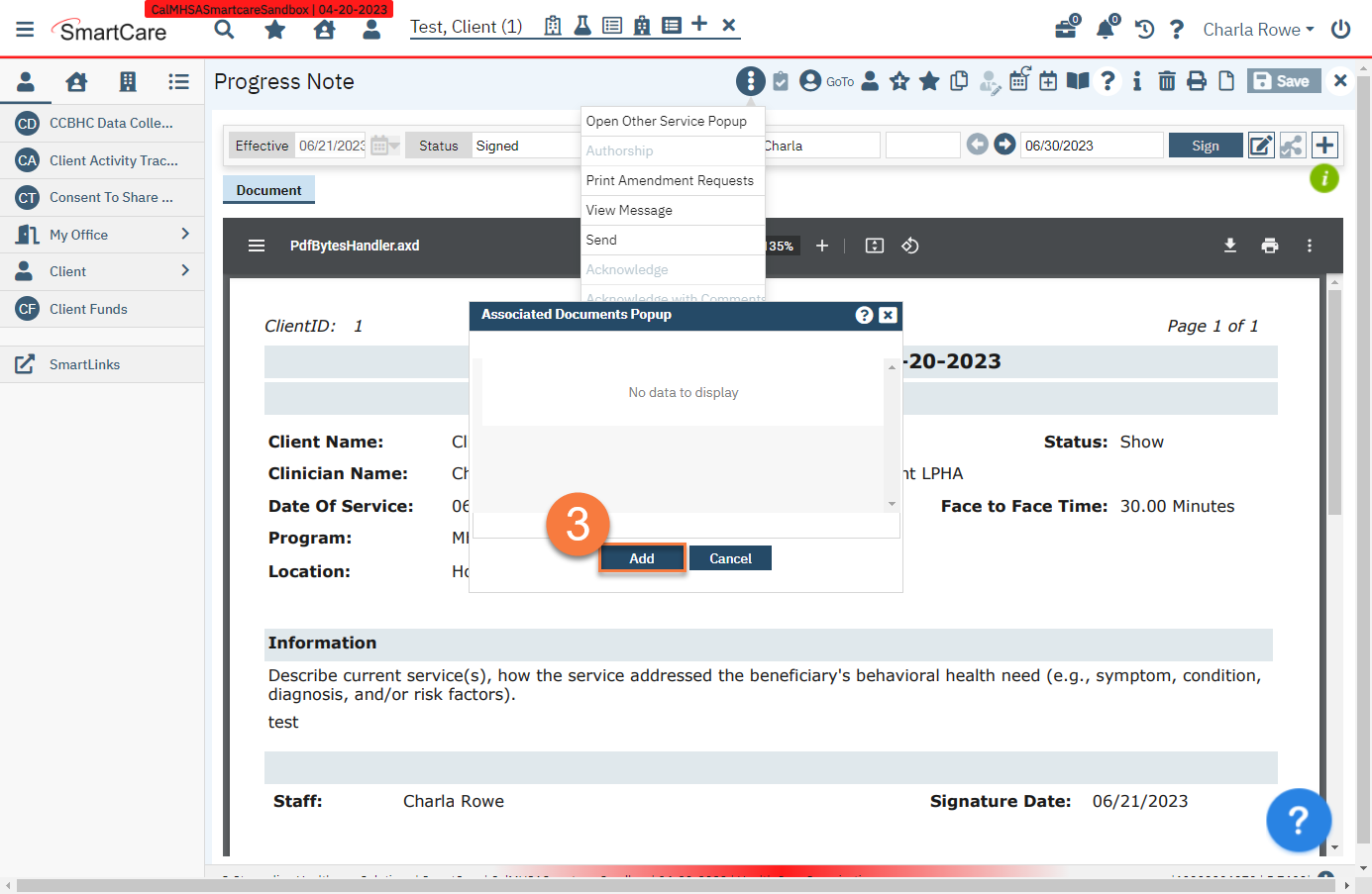How to Associate Two or More Documents - 2023 CalMHSA