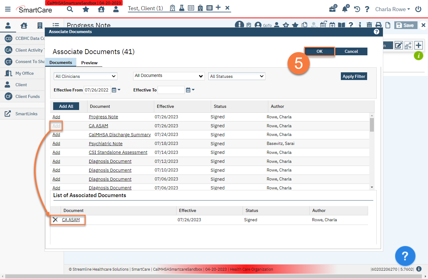 How to Associate Two or More Documents - 2023 CalMHSA