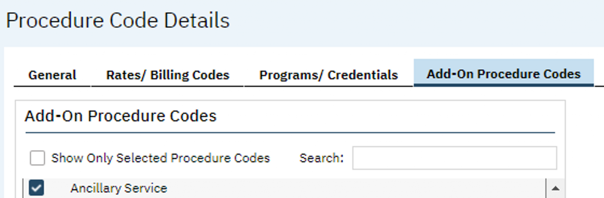 Manual Add-on Codes - 2023 CalMHSA