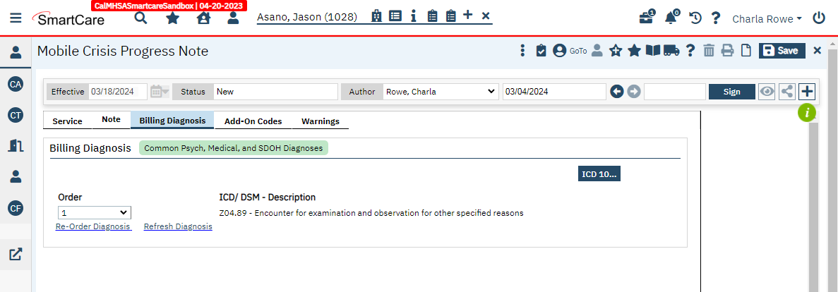 How to Complete the Mobile Crisis Service Note - 2023 CalMHSA