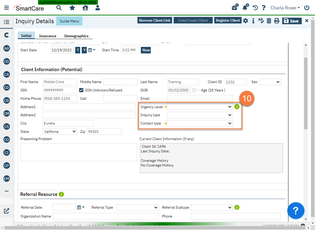 How to Document a Call to the Mobile Crisis Dispatch Line and Complete ...