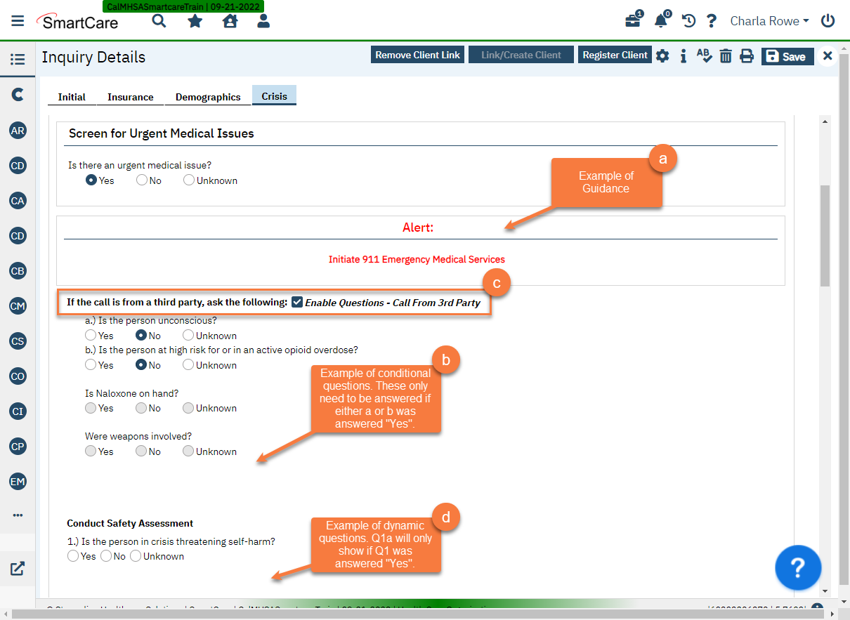 How to Document a Call to the Mobile Crisis Dispatch Line and Complete ...