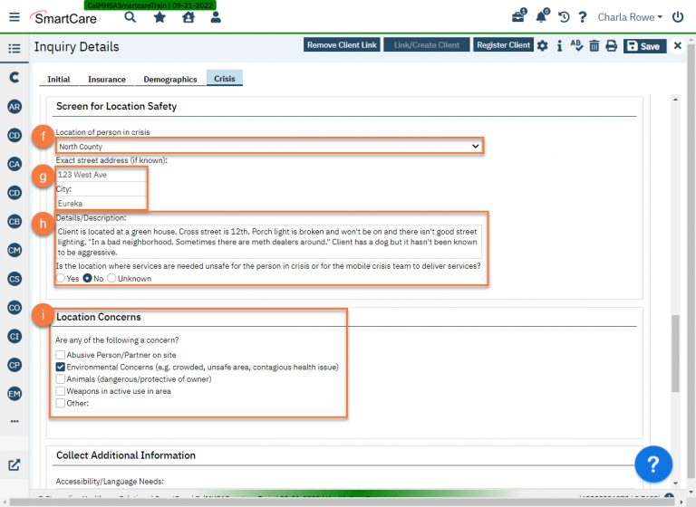 How to Document a Call to the Mobile Crisis Dispatch Line and Complete ...