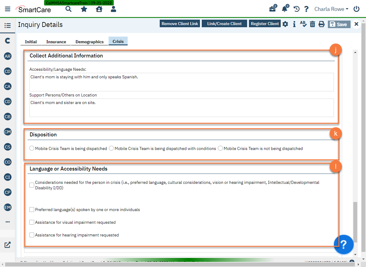 How to Document a Call to the Mobile Crisis Dispatch Line and Complete ...