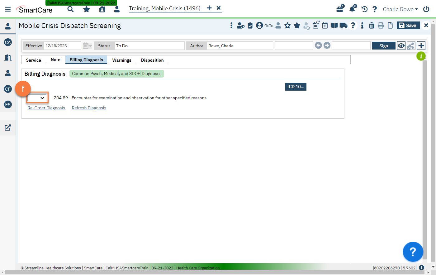How to Document a Call to the Mobile Crisis Dispatch Line and Complete ...