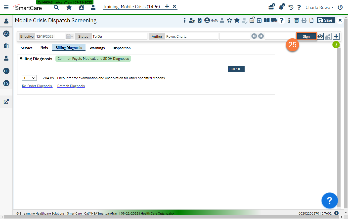 How to Document a Call to the Mobile Crisis Dispatch Line and Complete ...