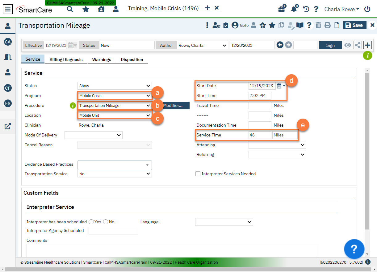 How to Complete the Mobile Crisis Service Note - 2023 CalMHSA