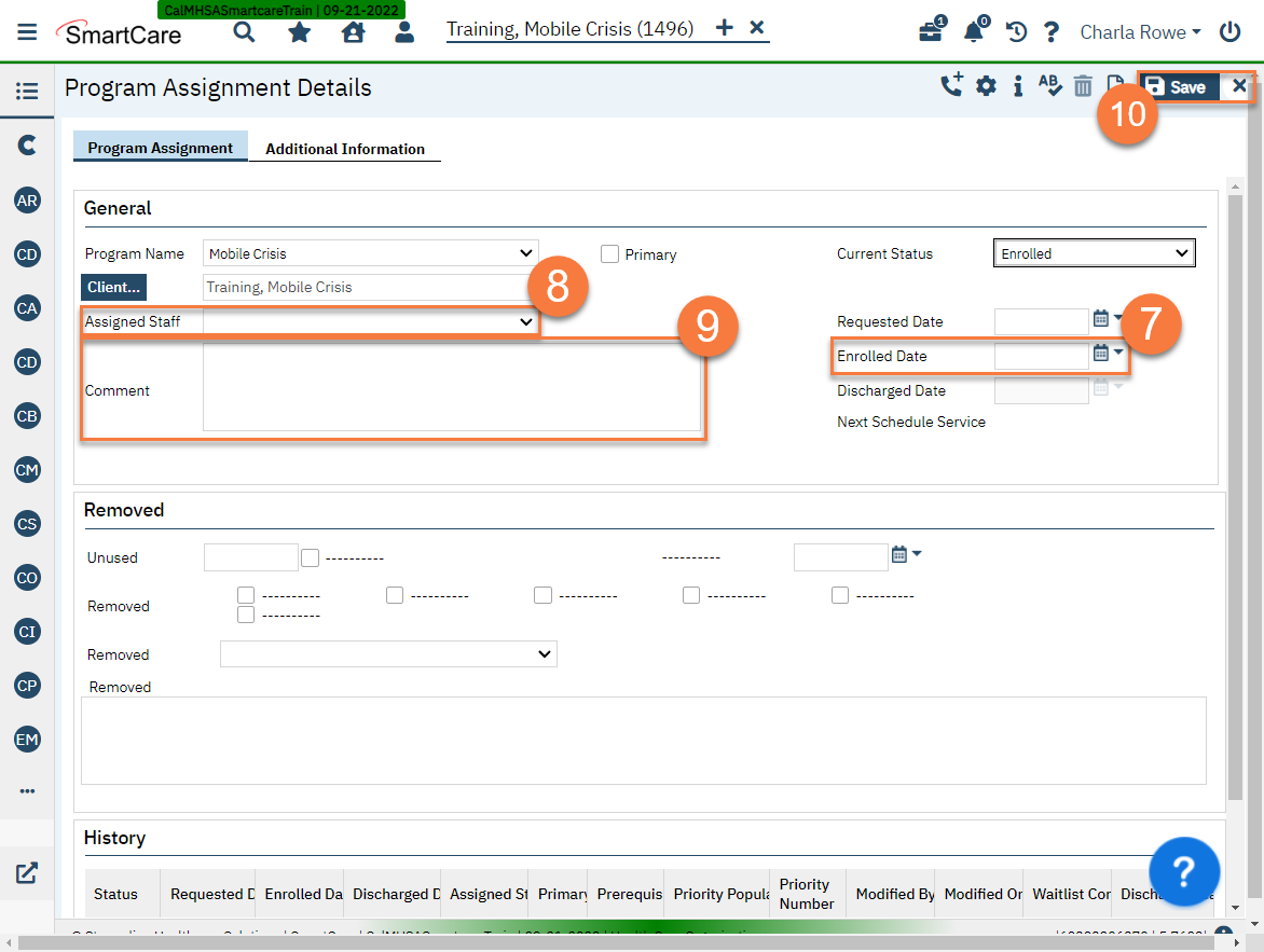 Mobile Crisis Team is Dispatched: Next Steps: Open the Client to the ...