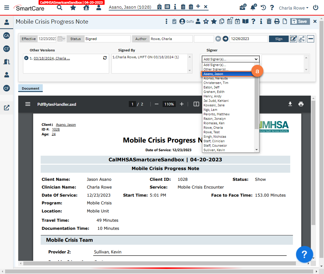 How to Add a Co-Signer to a Document - 2023 CalMHSA