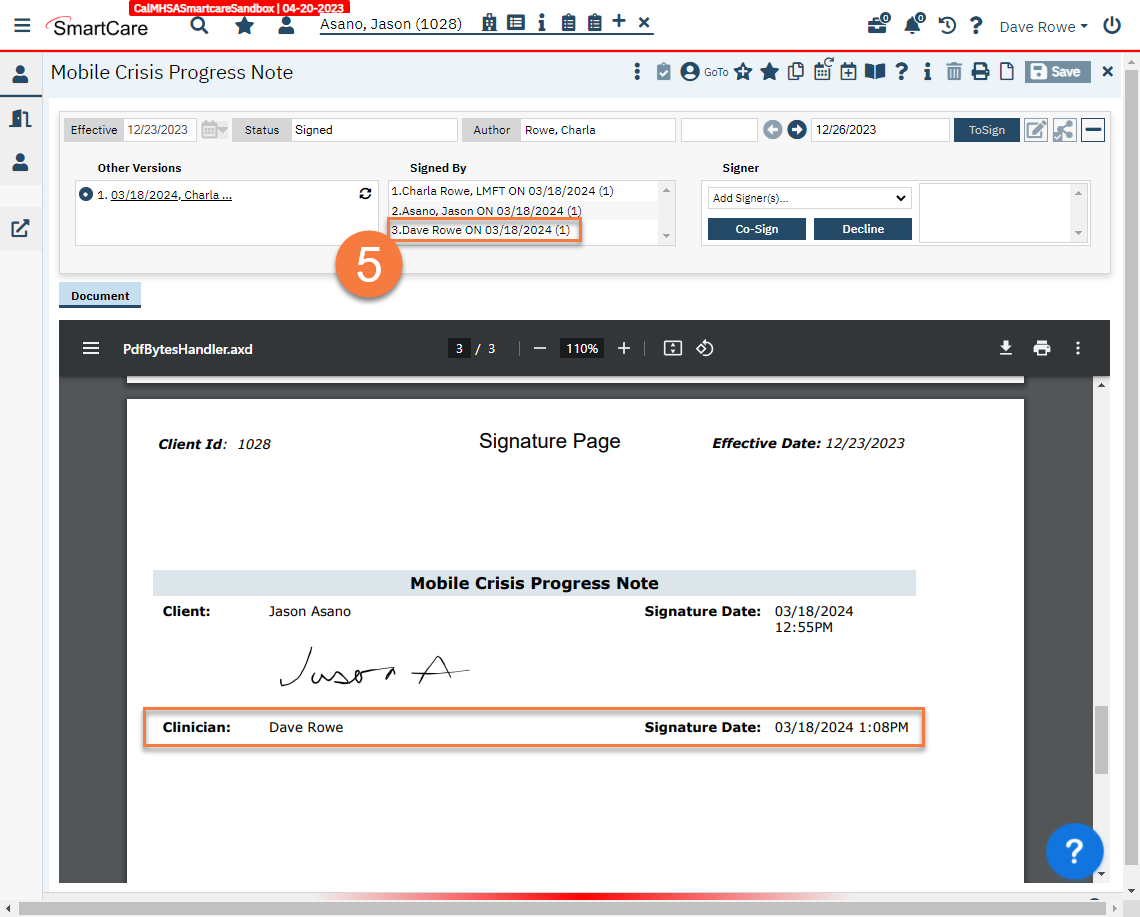 How to Co-Sign a Document - 2023 CalMHSA